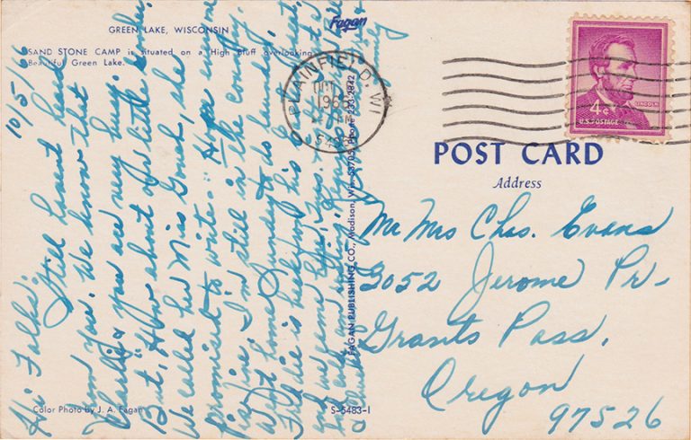 Card 10838 – Green Lake Postcards